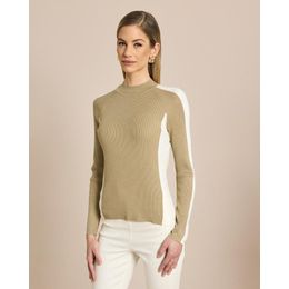 BE GOLD Pullover im Colorblocking Stil