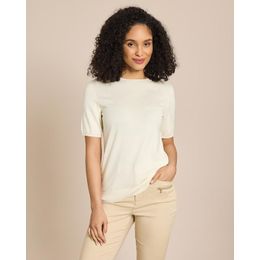 Helena Vera Halbarm-Pullover mit Ajour-Rippe