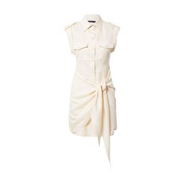 Karen Millen Kleid Damen Gr&ouml;&szlig;e 34 creme Winterkleid