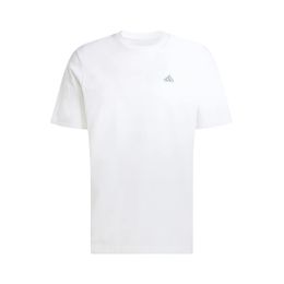 adidas Sportswear Funktionsshirt Herren Gr&ouml;&szlig;e S gr&uuml;n / wei&szlig;