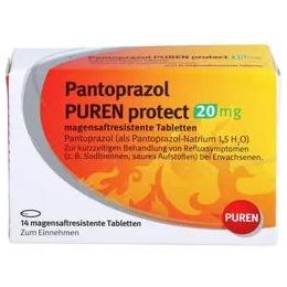 Pantoprazol Puren Protect 20 mg Magensaftr.tabl. 14 ST
