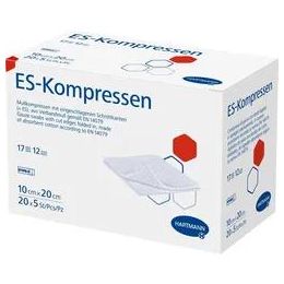 Hartmann Es-Kompressen Steril 10x20cm Gro&szlig;packung 12Fach 100 ST