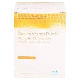 Calcium Vitamin D3 Acis 500mg/400 I.e. Kautablette 120 ST