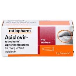 Aciclovir-ratiopharm Lippenherpescreme 2 G