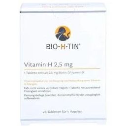 Bio H Tin Vitamin H 2.5mg f&uuml;r 4 Wochen 28 ST