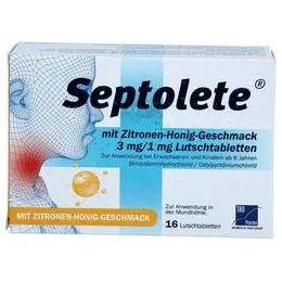 Septolete mit Zitronen-Honig-Geschmack 3 mg/1 mg 16 ST