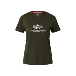 Alpha Industries Shirt Damen Gr&ouml;&szlig;e XL oliv / wei&szlig;