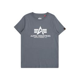 Alpha Industries T-Shirt Jungen Gr&ouml;&szlig;e 164 opal / schwarz / wei&szlig;