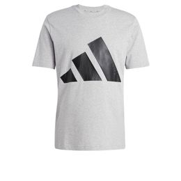 adidas Sportswear Funktionsshirt 'Essentials' Herren Gr&ouml;&szlig;e 4XL graumeliert / schwarz