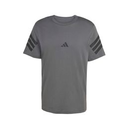 adidas Sportswear Funktionsshirt 'Future Icons 3S' Herren Gr&ouml;&szlig;e L stone / schwarz