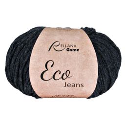 Eco Jeans von Rellana Garne, Jeans Schwarz, aus Baumwolle
