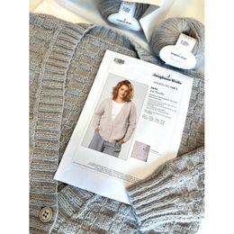 WoolBag Jacke aus Fenella von Junghans-Wolle, 42-46, aus Alpaka