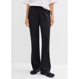 bonprix Jogginghose aus Scuba, schwarz