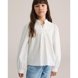 WE Fashion Bluse M&auml;dchen Gr&ouml;&szlig;e 110/116 offwhite