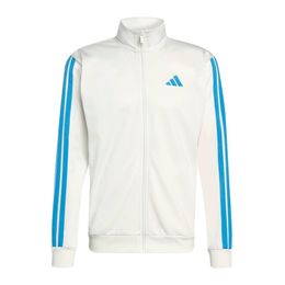 adidas Sportswear Trainingsjacke Herren Gr&ouml;&szlig;e L blau / wei&szlig;