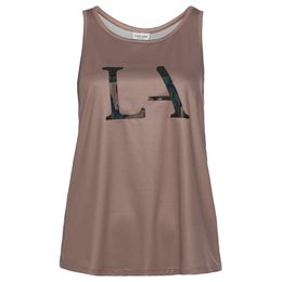 active by Lascana Lascana Active Sports Top female Beige size 44/46