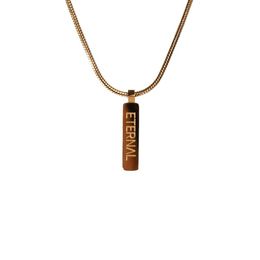 Eternal Necklace 'Snake' male Gold size 55 cm