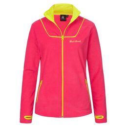 Rock Creek Fleecejacke Damen Gr&ouml;&szlig;e XXL neongelb / pink