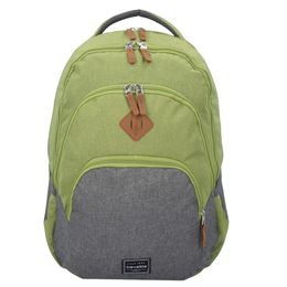 Travelite Rucksack 'Basic' Jungen Gr&ouml;&szlig;e One Size graumeliert / apfel