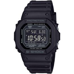 Funkchronograph Casio G-SHOCK, schwarz (schwarz, schwarz), Armbanduhren, Kinder, Armbanduhr, Herrenuhr, digital, automatischer Kalender