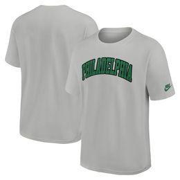T-Shirt Nike "Nike T-Shirt Philadelphia Eagles Nike SS Loose Fit Cotton", Damen, Gr. L, grau, 100% Baumwolle, Shirts T-Shirt