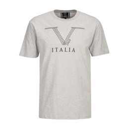 19V69 Italia T-Shirt 'Pierre' Herren Gr&ouml;&szlig;e S anthrazit / graumeliert