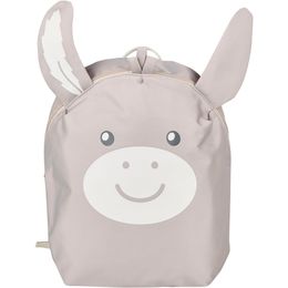 Kinderrucksack Sterntaler "Esel Emmi", Kinder, Gr. B/H/T: 21cm x 25cm x 10cm, aschgrau, Polyester, Rucks&auml;cke, mit 3D-Ohren