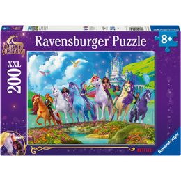 Puzzle Ravensburger "Unicorn Academy, Die Magie der Unicorn Academy", bunt, Puzzles, KinderB:49cm H:36cm, 200 XXL Teile; Made in Germany, B:49cm H:36cm