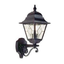 Elstead Lighting Norfolk Up Wandleuchte, E27, NR1-BLK, Up