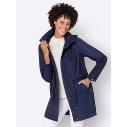 Parka Inspirationen, Damen, Gr. 54, blau (marine), 100% Polyester, unifarben, Jacken Parka