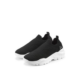Lascana Sneaker 'Slip-On-Sneaker,' schwarz Gr. 43 f&uuml;r Damen