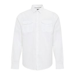 Threadbare. Threadbare Button Up Shirt 'Collins' male White size XXL