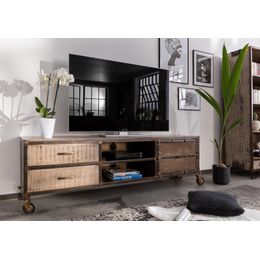 TV-Board Mango 190x40x60 braun lackeirt HEAVY INDUSTRY #231
