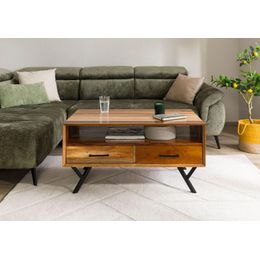 Couchtisch Altholz 100x60x51 natur lackiert AVIGNON #115