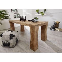 Esstisch TEAK 200x100x78 natur unbehandelt BASSANO #107
