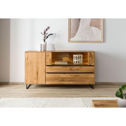 Sideboard Wildeiche 160x43x87 natur ge&ouml;lt WIEN #220