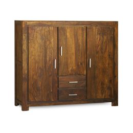 Highboard Sheesham 140x42x120 life honey lackiert METRO LIFE #124