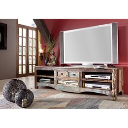 TV-Board Altholz 180x50x50 mehrfarbig lackiert NATURE OF SPIRIT #18