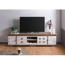 TV-Board Mango 220x45x55 wei&szlig; lackiert TOULOUSE #109