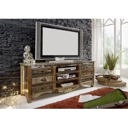 TV-Board Altholz 160x45x60 mehrfarbig lackiert NATURE OF SPIRIT #16