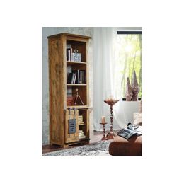 B&uuml;cherregal Mango 60x41x180 natur lackiert RAILWAY #104