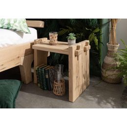 Nachttisch Eiche 56x34x45 natur ge&ouml;lt OAK HEART #11