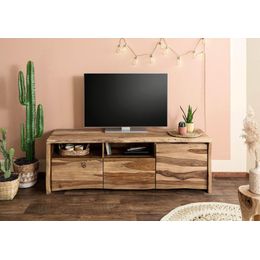 TV-Board Sheesham 178x48x58 natur lackiert / sandgestrahlt PURE SHEESHAM #123
