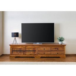 TV-Board Akazie 240x40x55 honig lackiert OXFORD #01017
