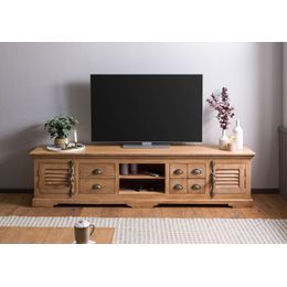 TV-Board Mango 220x45x55 beige ge&ouml;lt TOULOUSE #09