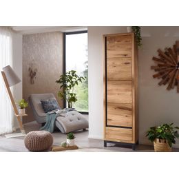 Garderobe Wildeiche 56x40x205 natur ge&ouml;lt VILLANDERS #131