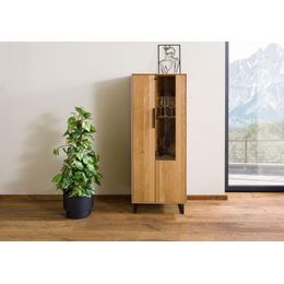 Highboard Wildeiche 55x43x145 natur ge&ouml;lt LINDAU #15