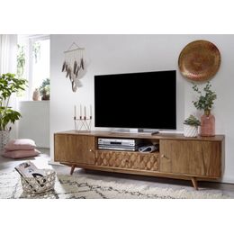 TV-Board 188x40x48 Akazie natur lackiert MOSAYK #105