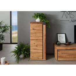 Highboard Wildeiche / Zerreiche 53x45x142 natur ge&ouml;lt NEW AMSTERDAM #06