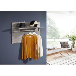 Garderobe Akazie 100x32x60 grau lackiert PURE ACACIA #915